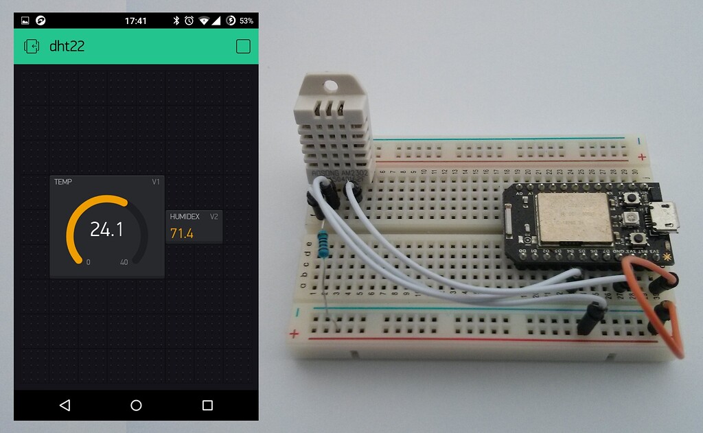 Temperature/humidity monitor with Blynk and Particle - Projects made ...
