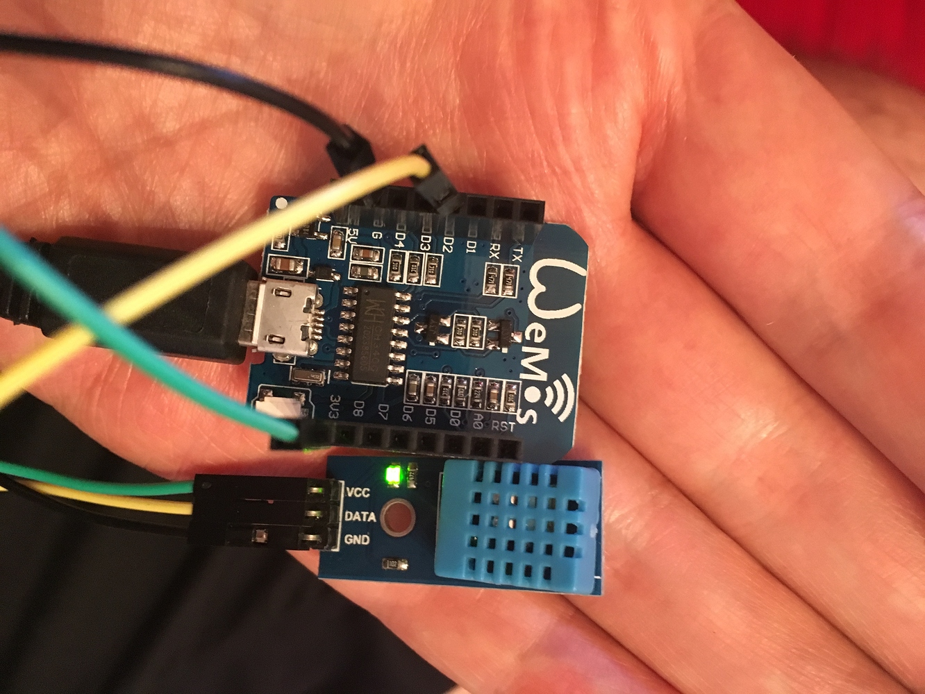 [Solved] Wemos D1 mini + dht11 shield + example = Failed to read from DHT sensor! - Solved ...