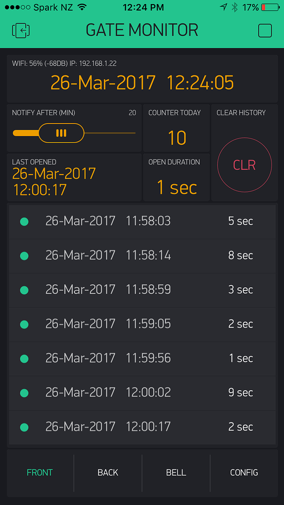 "SmartGATE" - The ultimate Doorbell and Gate Logger! - Projects made ...