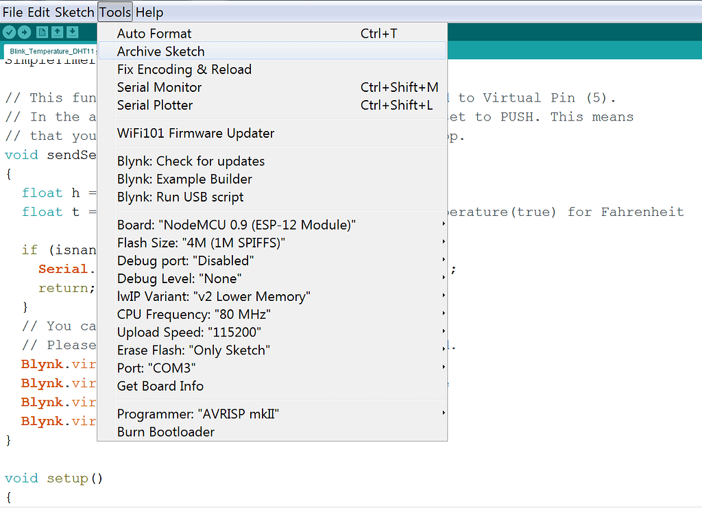 Failed to read from DHT11 sensor NodeMCU - Solved - Blynk Community