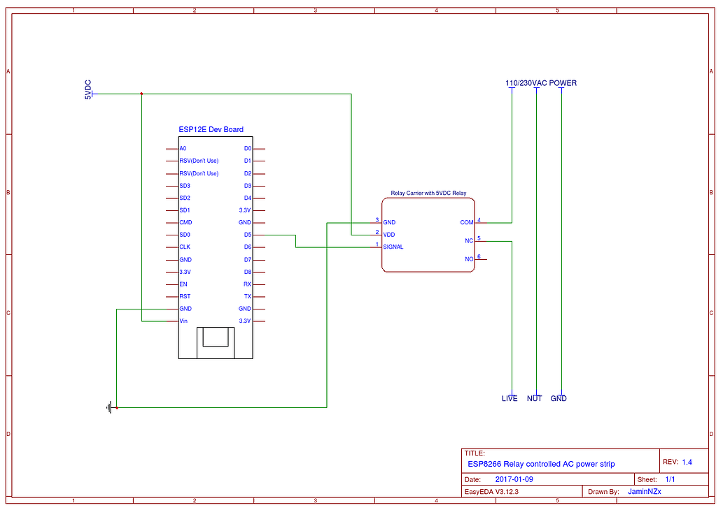 "SONOFF Clone" - Mini-ESP8266 Power AC Relay Controller - Projects made ...