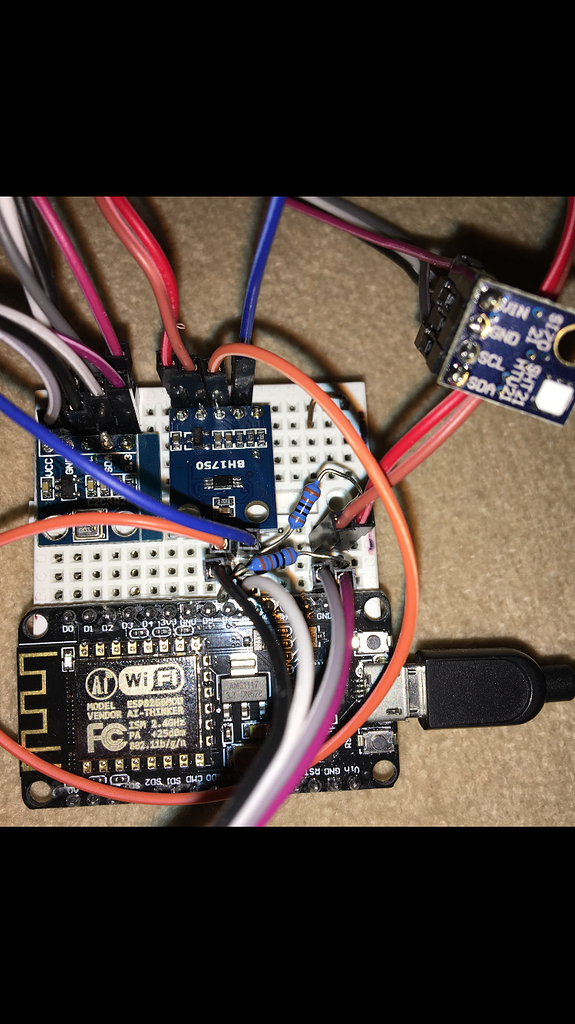 BMP180, BH1750, SI7021- ESP8266 12e - Projects made with Blynk - Blynk Community