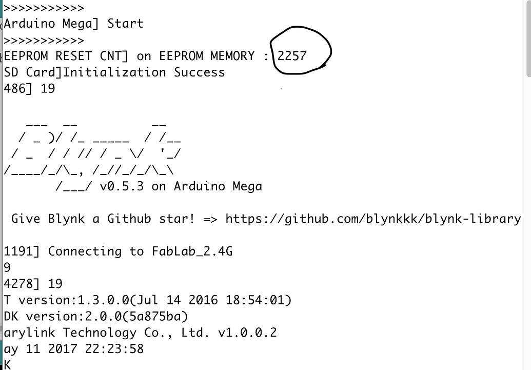 [Arduino Mega2560 + ESP8266-01] Stopping after while - Need Help With My Project - Blynk Community
