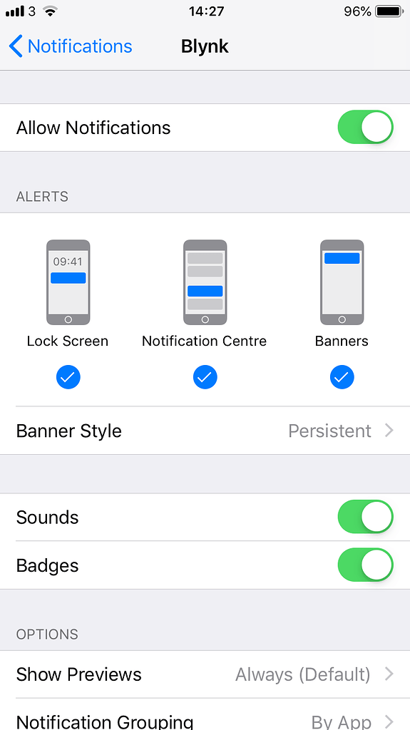 Problems with Notify widget when using Blynk Cloud (iOS) - Solved - Blynk Community