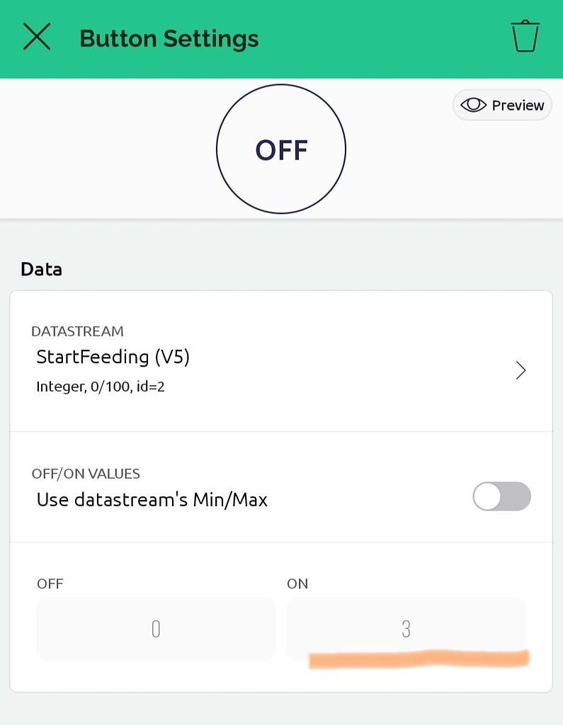 Blynk Android App doesn't save button custom on/off values anymore ... Blynk Android App doesn't save button custom on/off values anymore ...