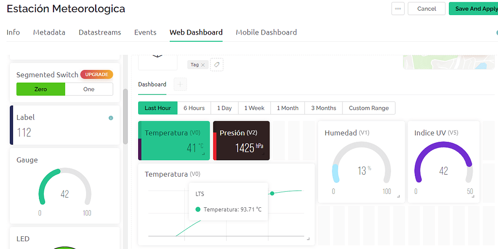 Time widget in Web Dashboard - Need Help With My Project - Blynk Community