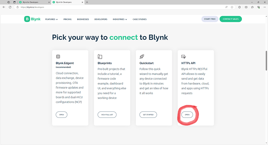 Blynk Website - HTTP API Link Broken (second location: https://blynk.io ... Blynk Website - HTTP API Link Broken (second location: https://blynk.io ...