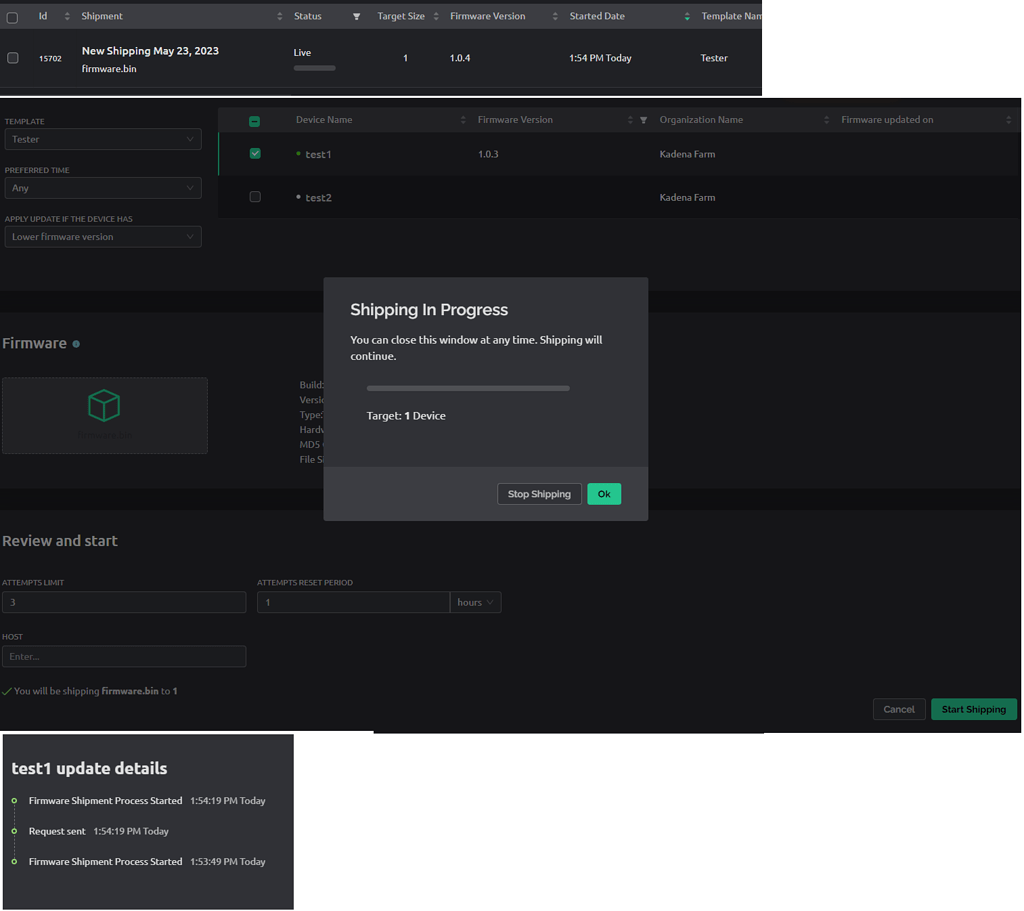 ESP32 Firmware Shipment not proceed - Solved - Blynk Community