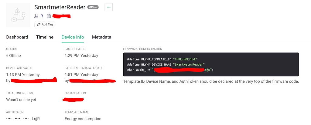 Issues with migrating my Particle platform devices to new Blynk ...