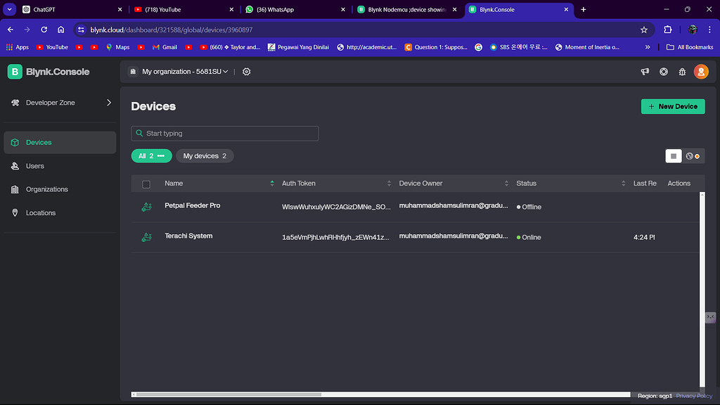 About Device offline - Need Help With My Project - Blynk Community