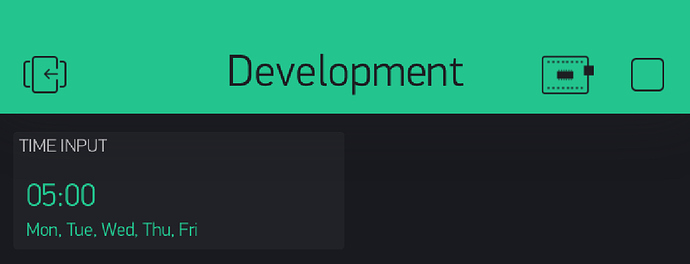 Time Input Widget (adjustable daily alarm) - Solved - Blynk Community