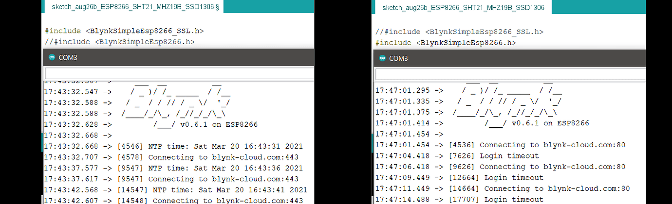 Connecting to blynk-cloud.com:443 - Solved - Blynk Community