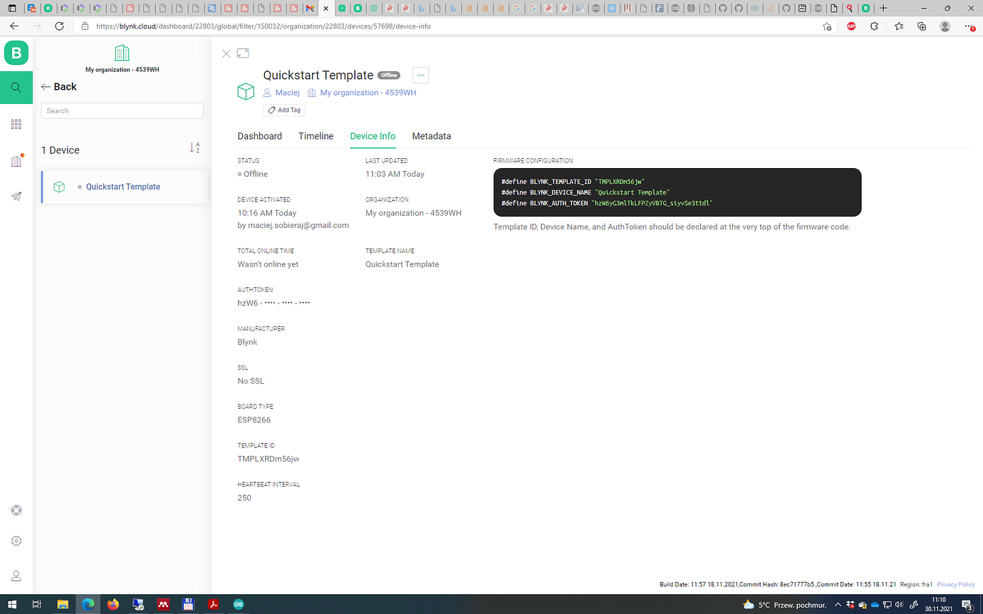 Blynk 2.0 Arduino Uno and ESP8266 - doesn't connect to cloud - Need Help With My Project - Blynk ...