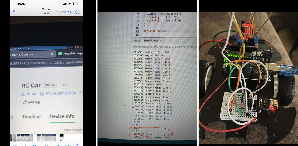 My device keeps switching online and offline every few sec - Need Help With My Project - Blynk ...
