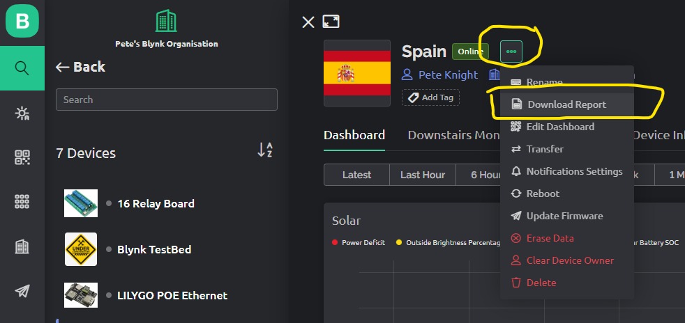 How to export a data from blynk IoT - Need Help With My Project - Blynk Community