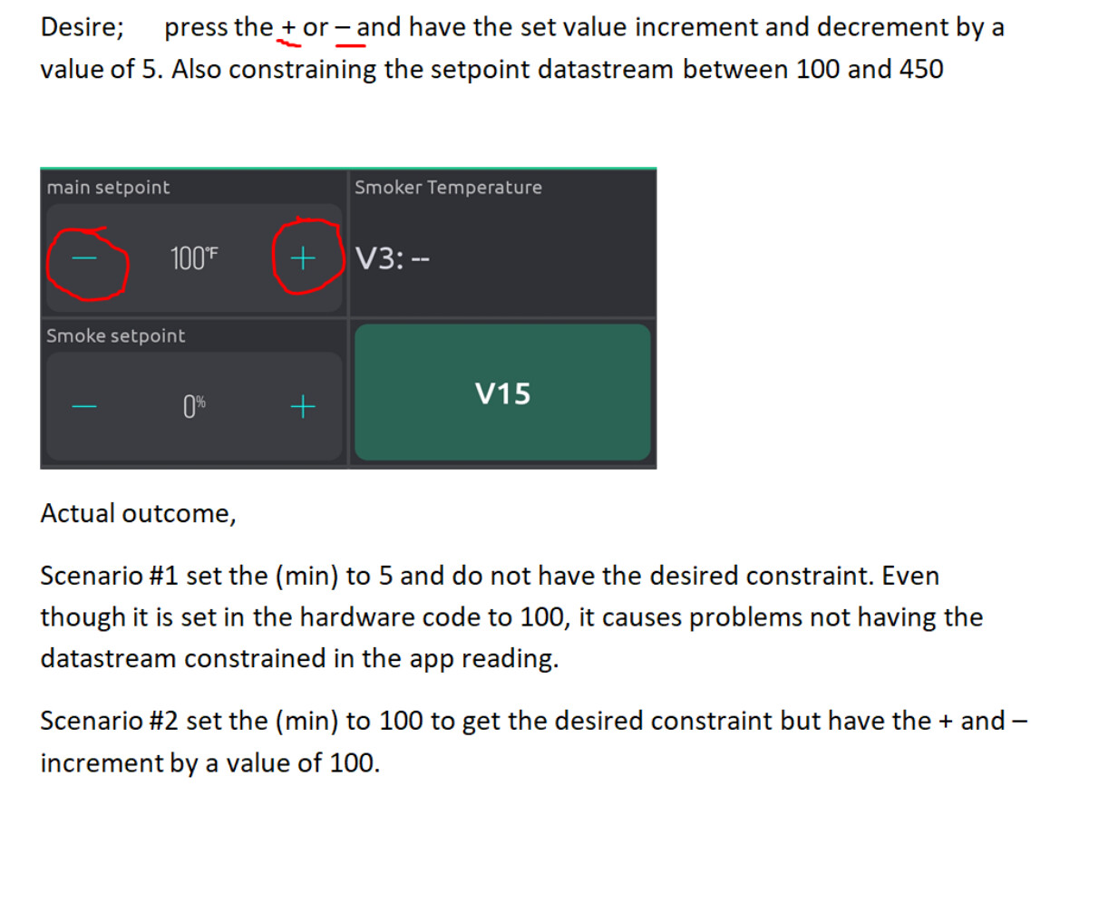 Step selection in Numeric input constrained by Min/Max values - Need ... Step selection in Numeric input constrained by Min/Max values - Need ...