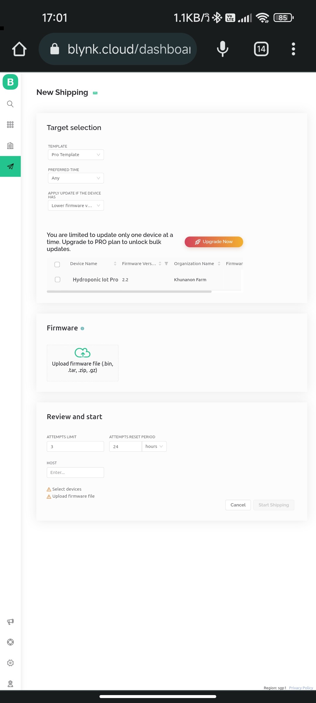 Blynk.Air not in free plan right now? - Issues and Errors - Blynk Community
