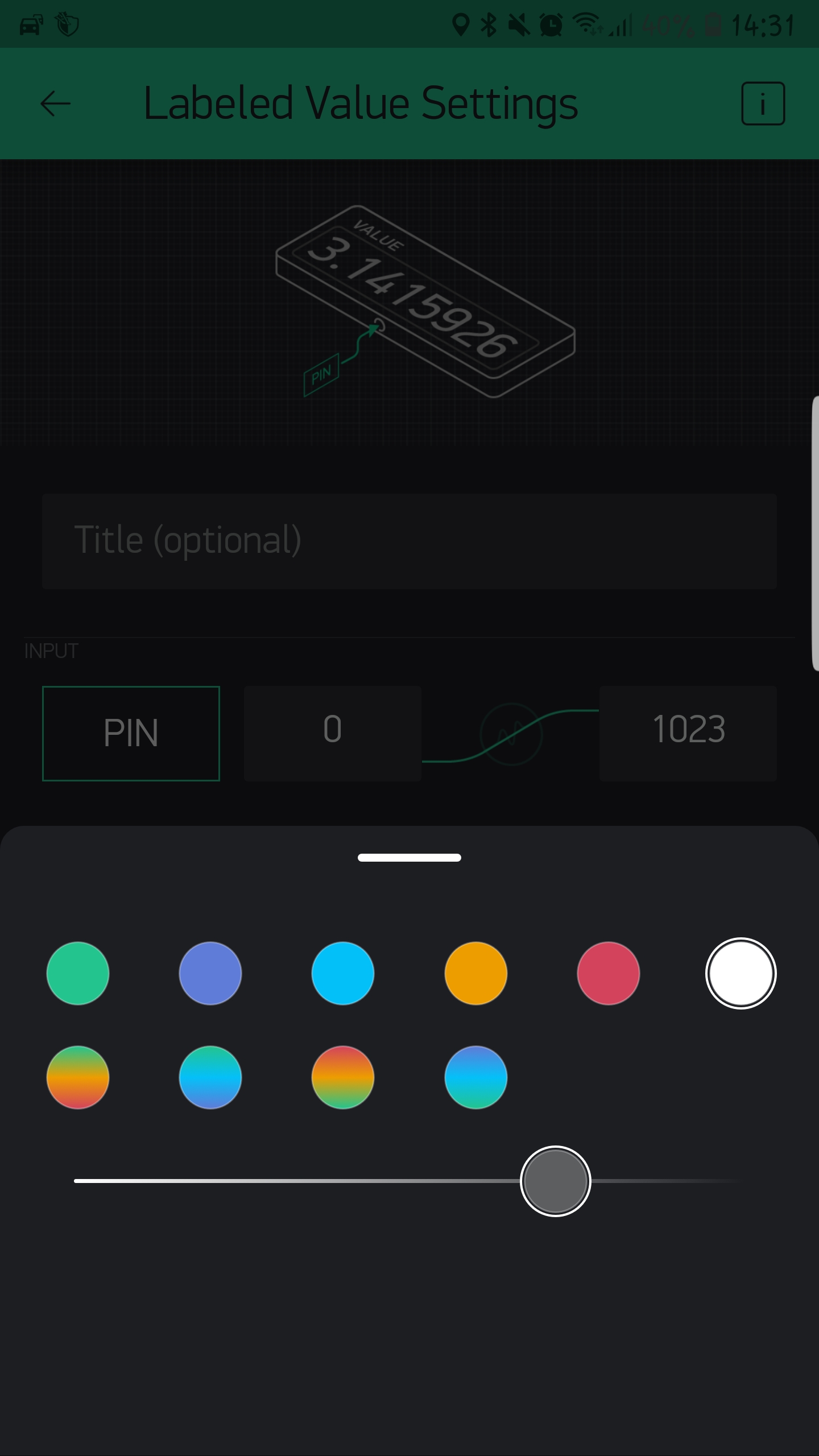 Problems with setting for Labeled value and Styled button - Issues and Errors - Blynk Community