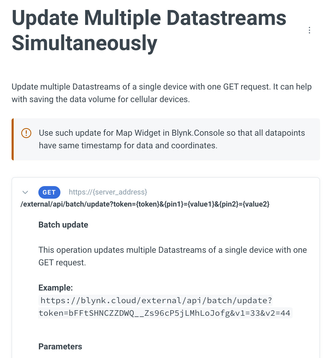 Update Multiple Datastreams Simultaneously - Need Help With My Project - Blynk Community